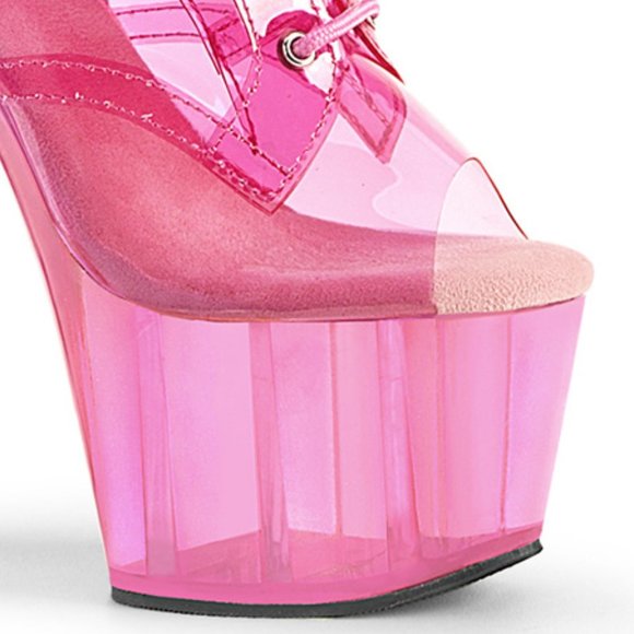 Shoes | Barbiecore Barbie Platform Lace Up Ankle Boots | Poshmark